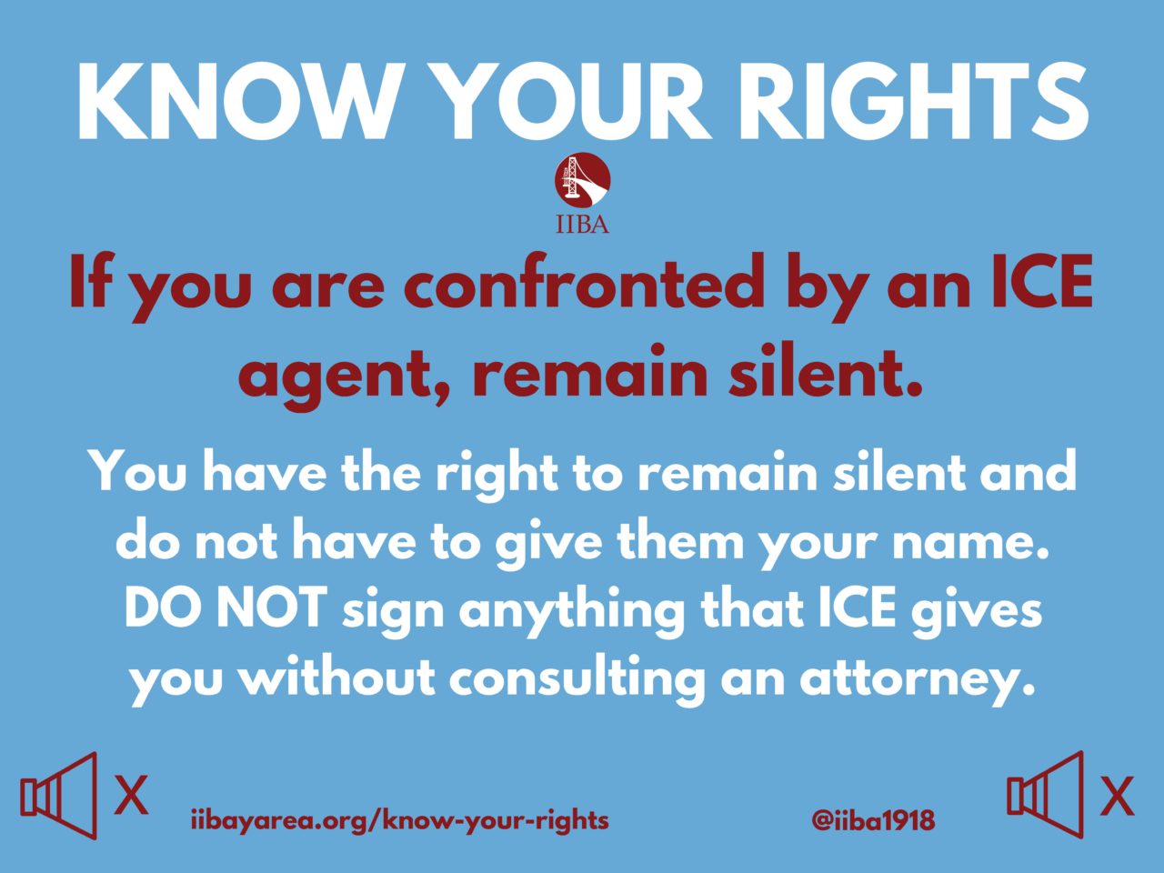 Know Your Rights - Immigration Institute of the Bay Area